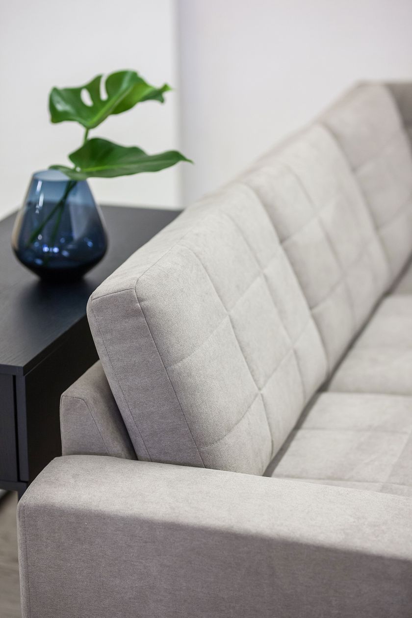 Corner fabric sofa with chaise longue NEW YORK By GRAFU