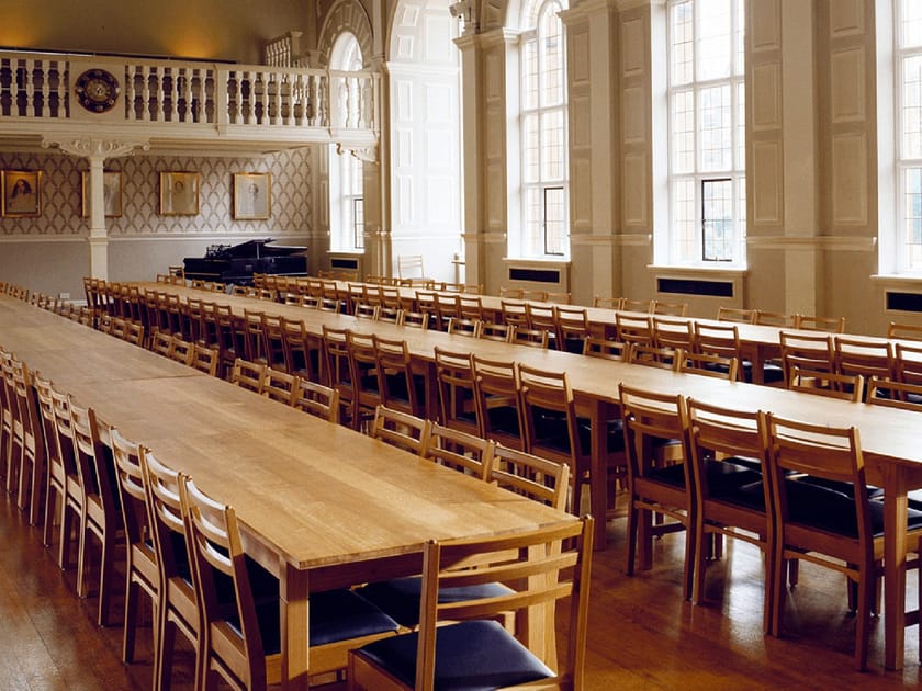 Wooden chair with integrated cushion NEWNHAM By Luke Hughes