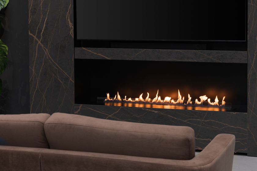 NEX MEDIAWALL Fireplace By NEX Media Wall