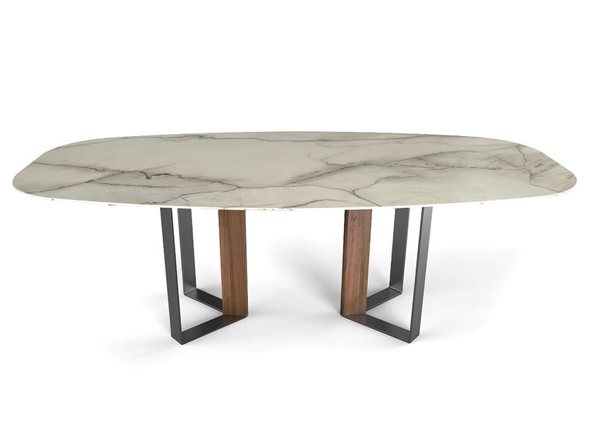 Oval marble table NIBBLES WOOD ESTREMOZ By Maami Home design Fábio Teixeira