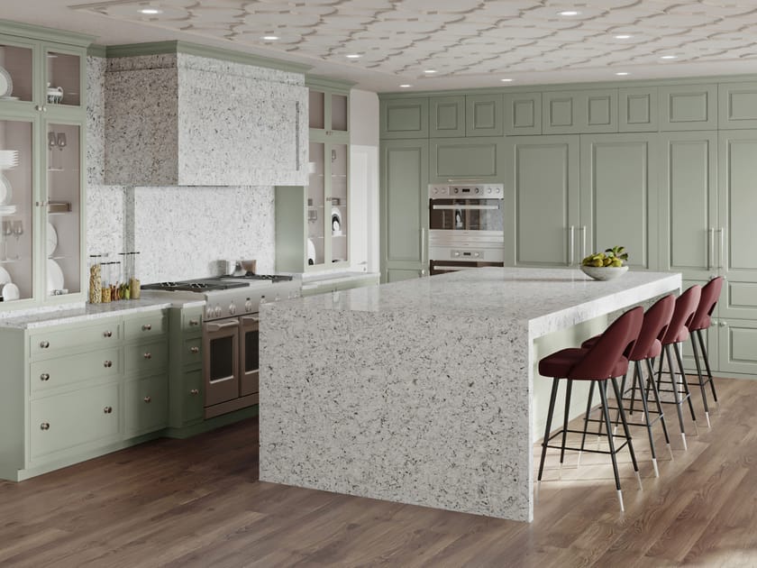 Top cucina in quarzo effetto marmo NILE By Quantra Quartz