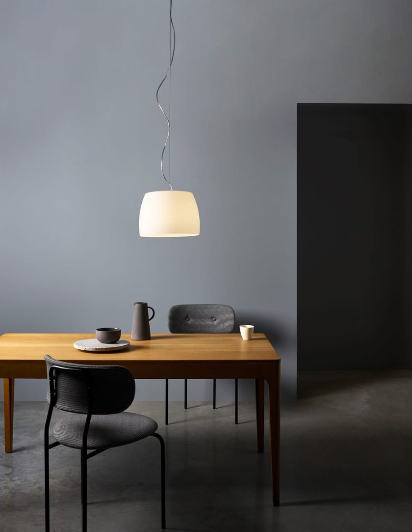 Lampada a sospensione a LED in vetro opale NIMIS 350 By Astro Lighting