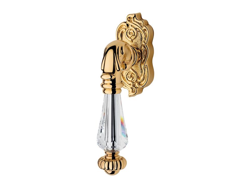 NINFA CRYSTAL Classic style DK brass window handle with Swarovski ...