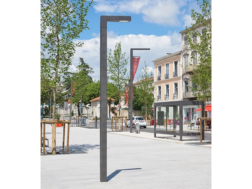 NIXEA Lampione stradale in metallo By GHM-ECLATEC | design Stoa Architecture