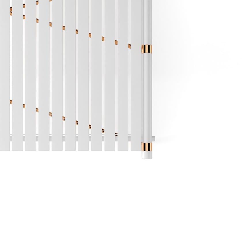 NOA Low rectangular aluminium garden side table By Myface