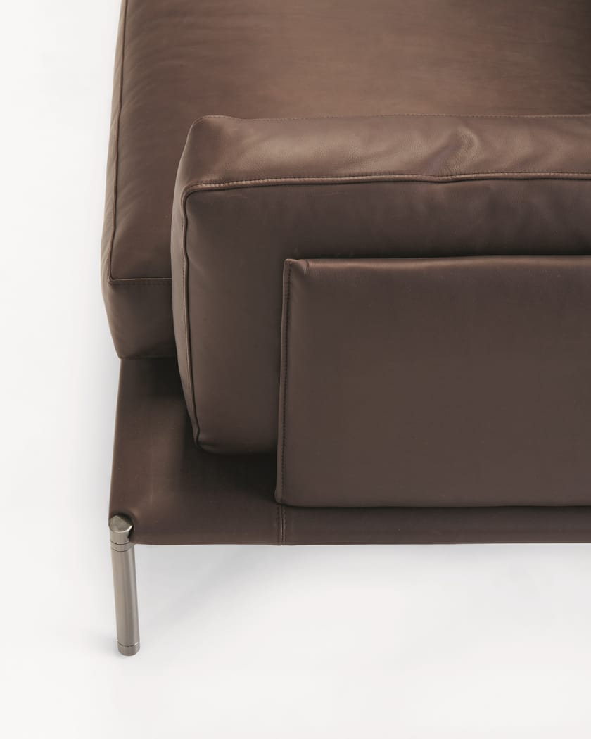 NOAH Sectional curved fabric sofa By Zanotta | design Damian Williamson