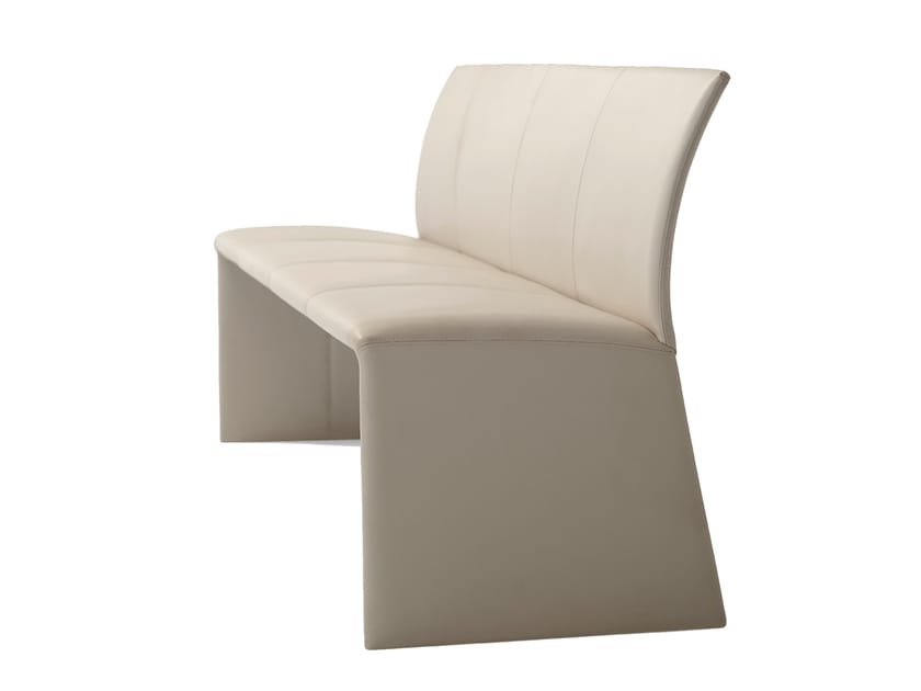 NOBILE BENCH 2510 Bench with cover of leather or fabric By Draenert ...