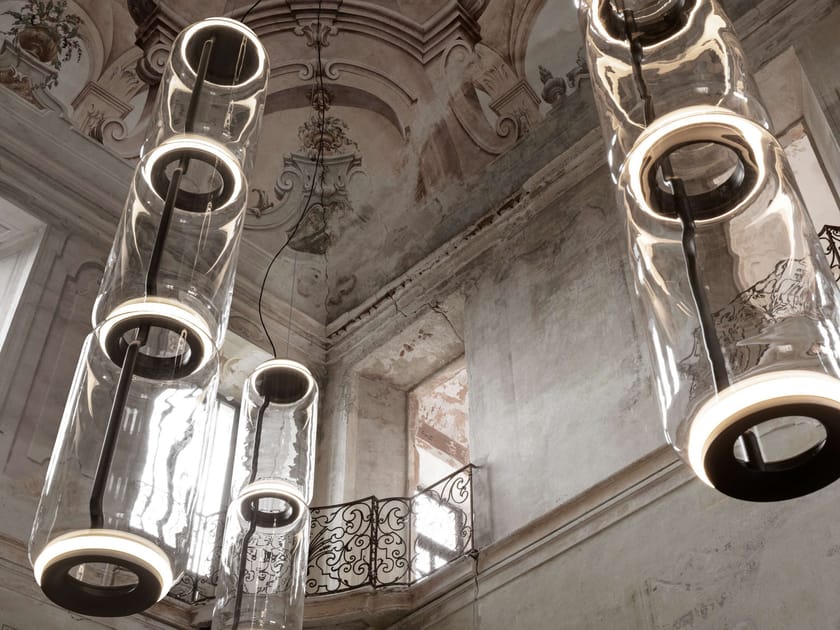 NOCTAMBULE SUSPENSION pendant lamp By Flos design Konstantin Grcic