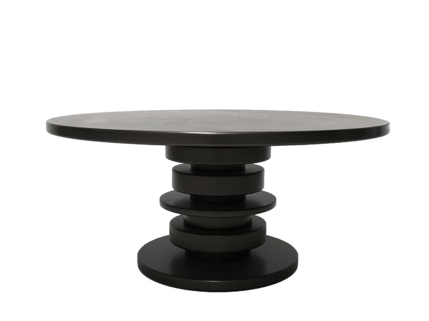 Lacquered round coffee table NOHO By Jetclass