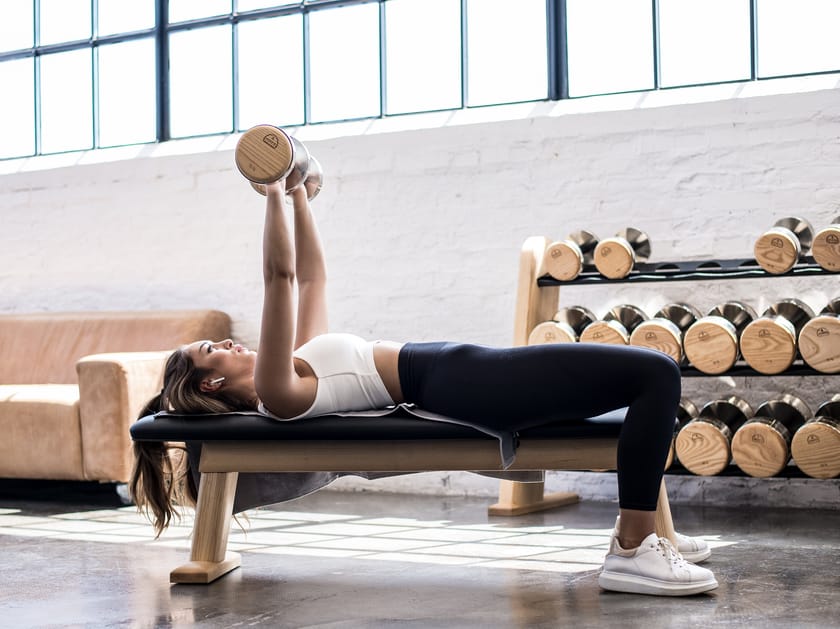 NOHRD WEIGHTBENCH Wood weightbench By WaterRower Nohrd