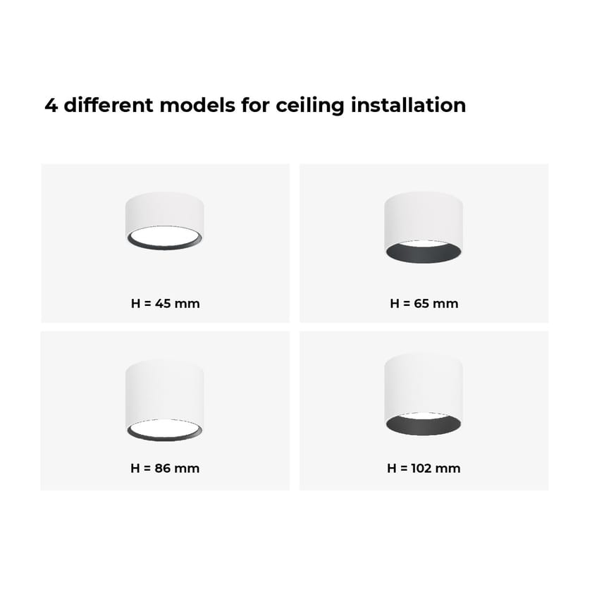 NOLA C Ceiling lamp By Intra lighting