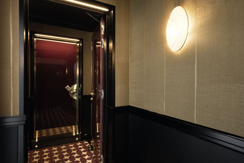 Antibacterial vinyl wall tiles NOMADES - SARI HPC By Élitis