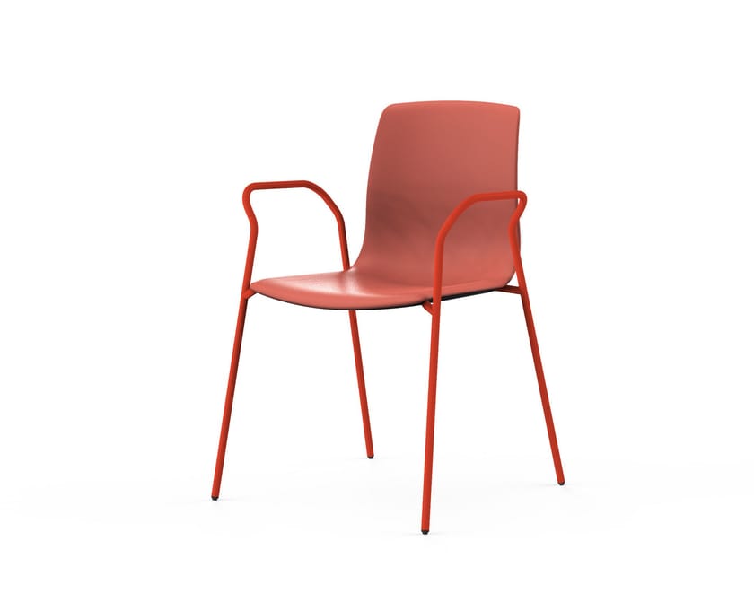 NOOM 50 Stackable upholstered chair with armrests By ACTIU | design ...