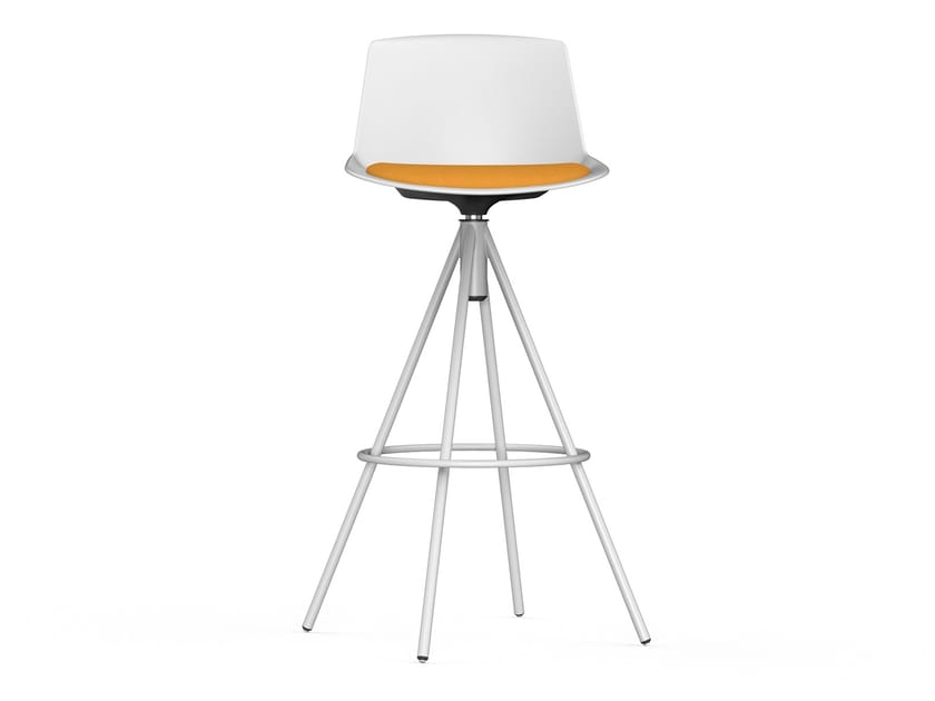 NOOM High stool with integrated cushion By ACTIU | design Alegre Design