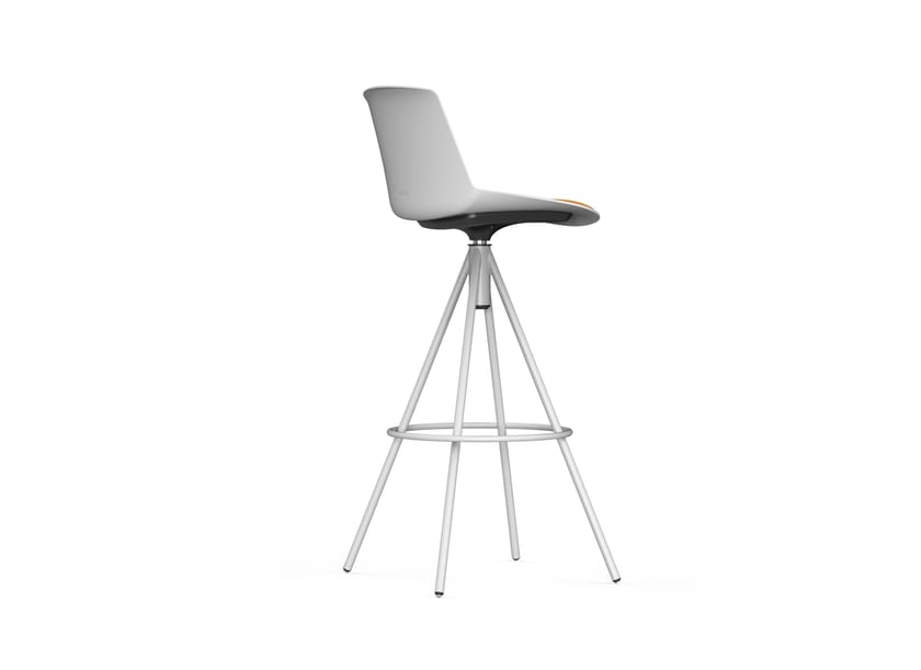 NOOM High stool with integrated cushion By ACTIU | design Alegre Design