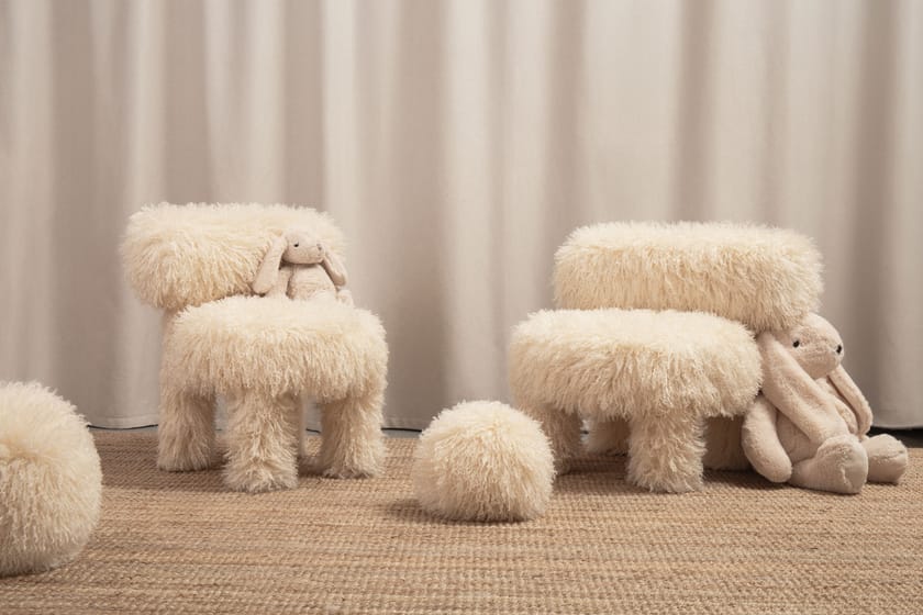 GROPIUS FLUFFY EDITION Pouf By NOOM