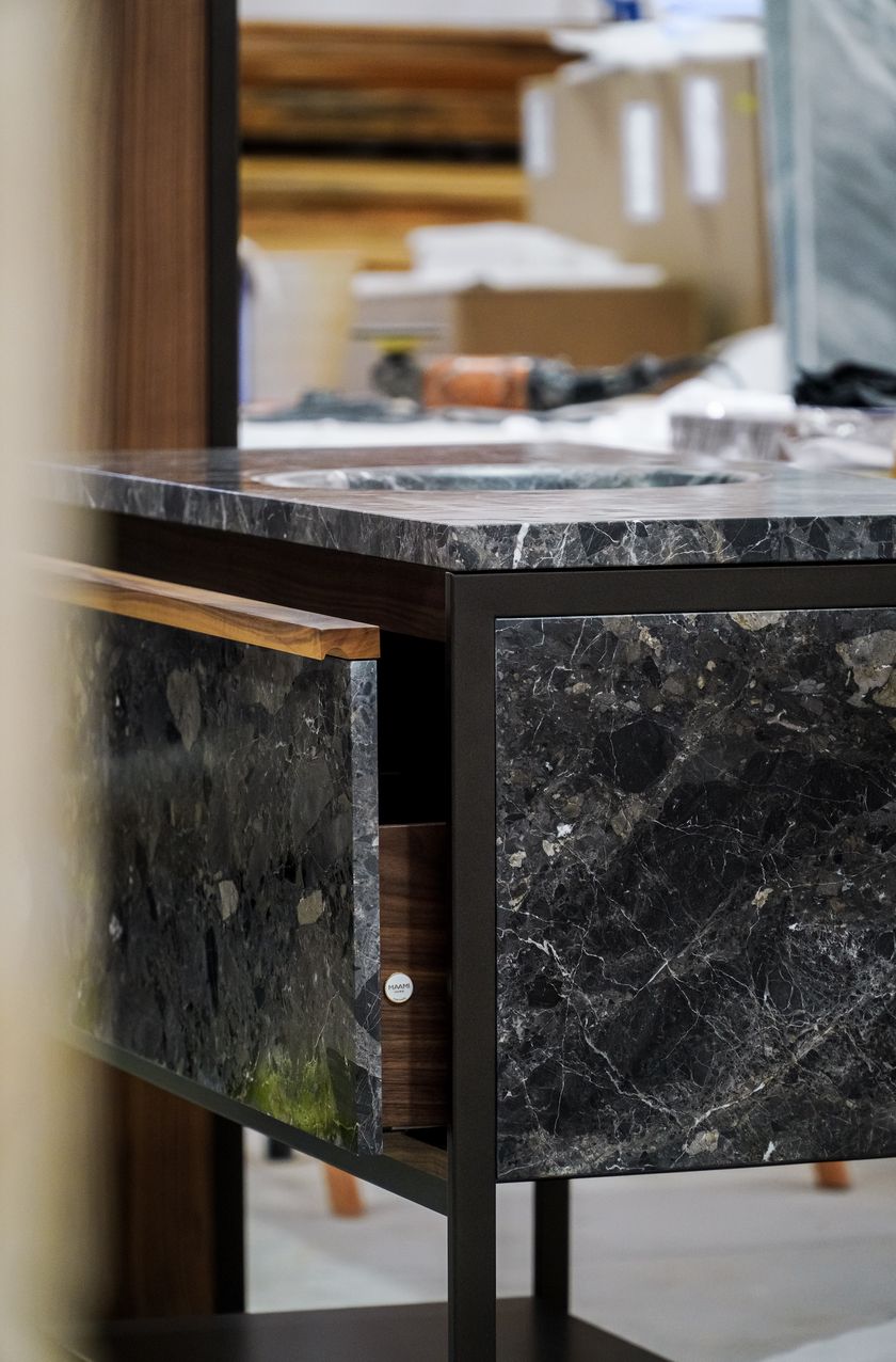 NORDIC METAL vanity unit By Maami Home design Fábio Teixeira