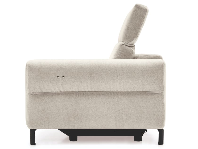 NORMA Recliner fabric sofa with chaise longue By Calligaris | design ...