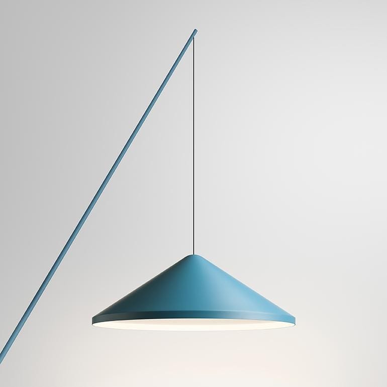 NORTH LED carbon fibre floor lamp By Vibia