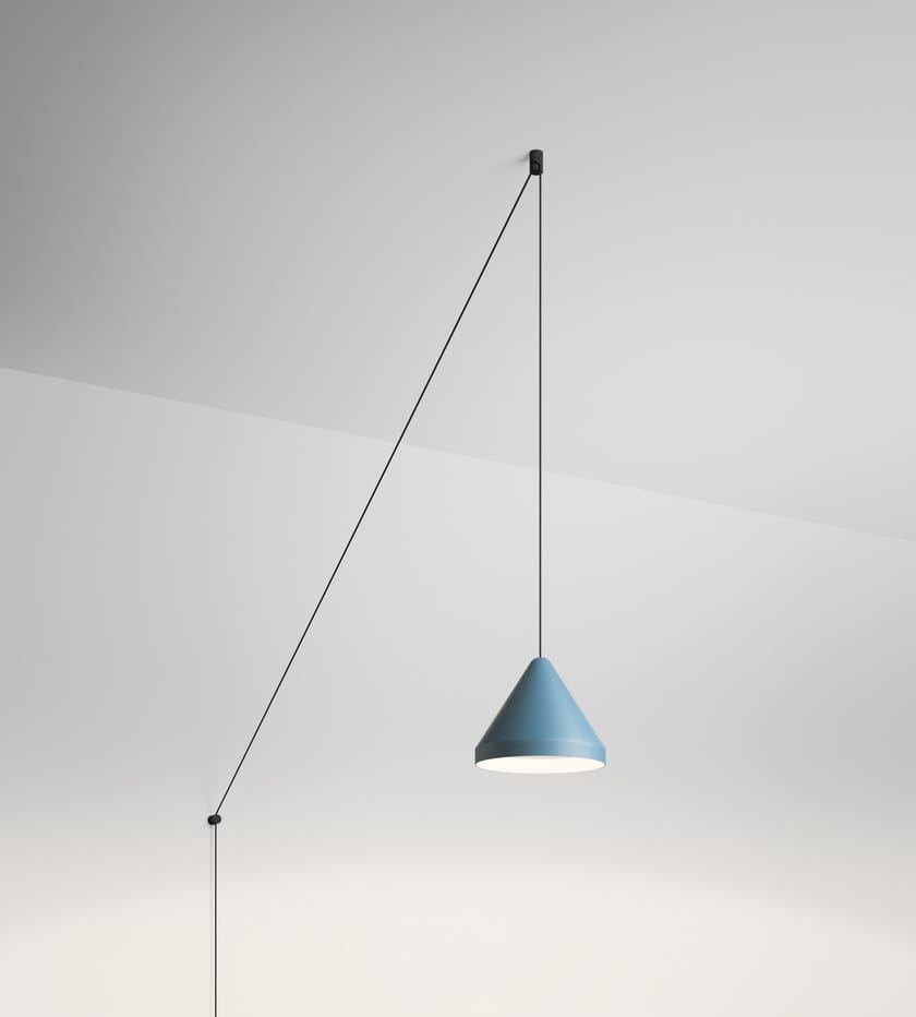 NORTH LED carbon fibre pendant lamp By Vibia