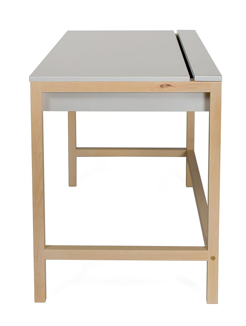 NORTHGATE Rectangular melamine-faced chipboard writing desk with ...