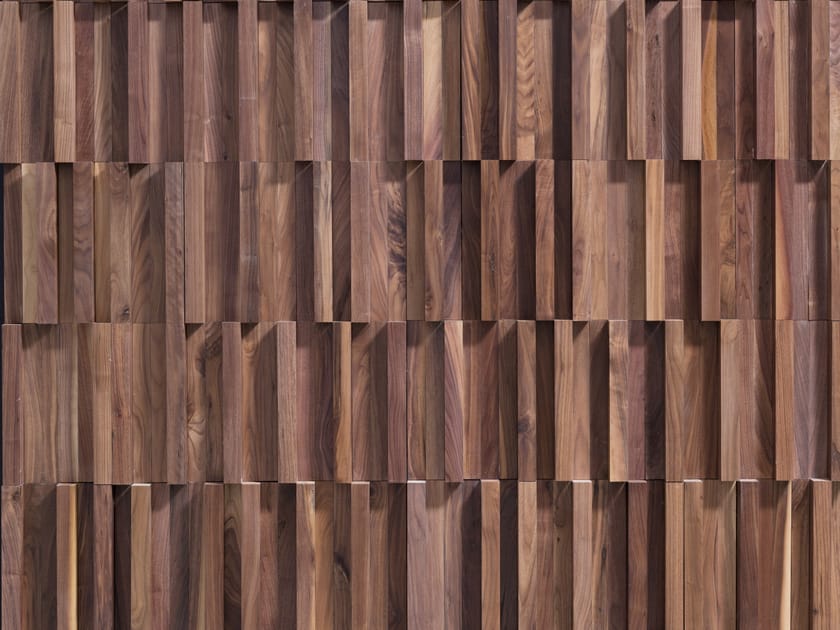 Indoor wooden 3D Wall Cladding NOTES By Wonderwall Studios