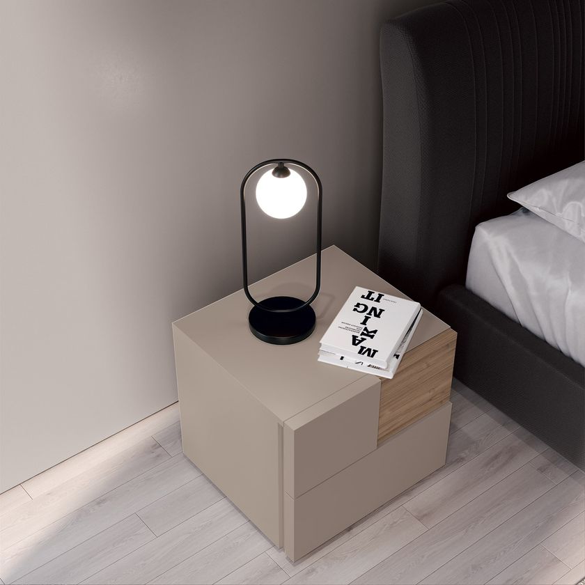 Melamine-faced chipboard bedroom set NOTTE. / 05 By Febal Casa