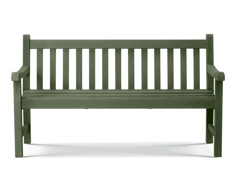 NOTTING HILL Wooden garden bench with armrests By Ethimo