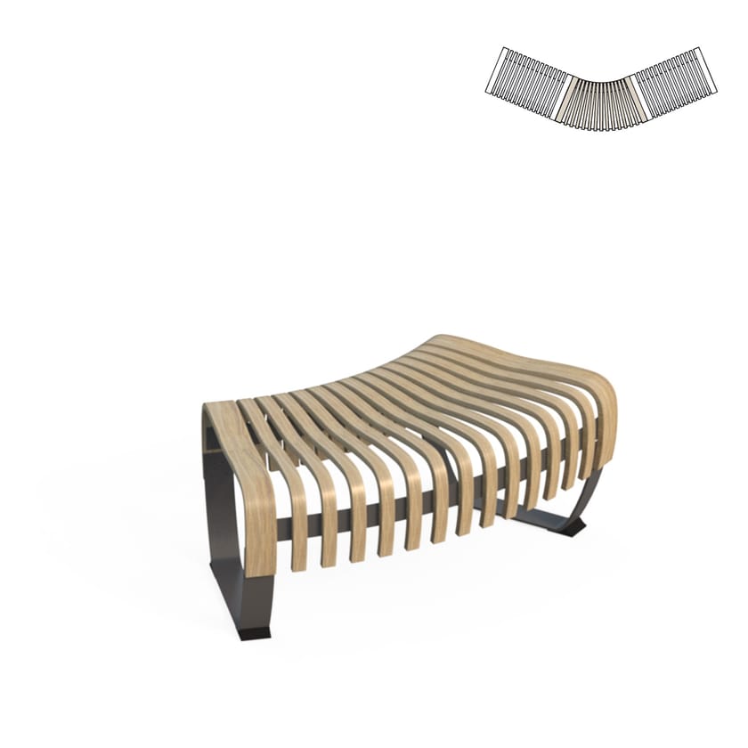NOVA C BENCH Curved modular bench By Green Furniture Concept | design ...