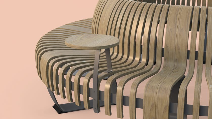 NOVA C BENCH Curved modular bench By Green Furniture Concept | design ...
