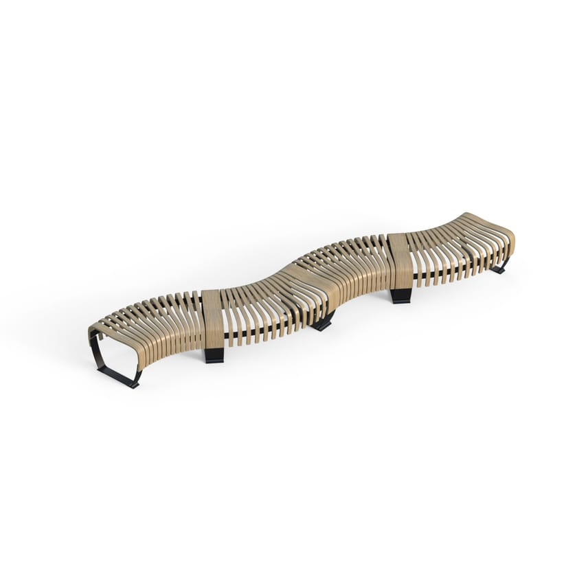 NOVA C BENCH Curved modular bench By Green Furniture Concept | design ...