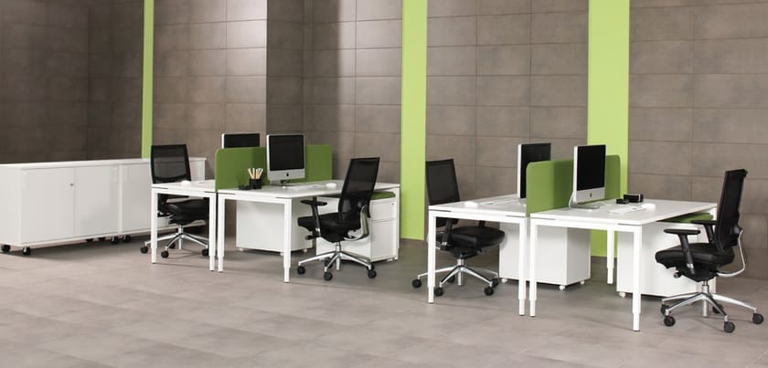 Sectional workstation desk NOVA H Nova Collection By NARBUTAS