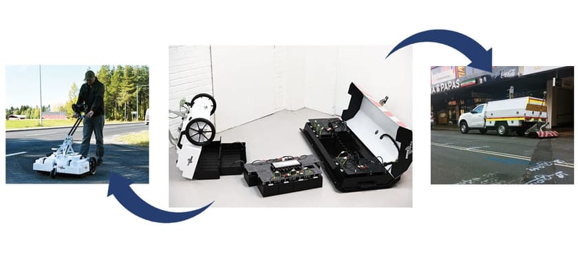 GPR RAPTOR Ground-penetrating radar By NOVATEST