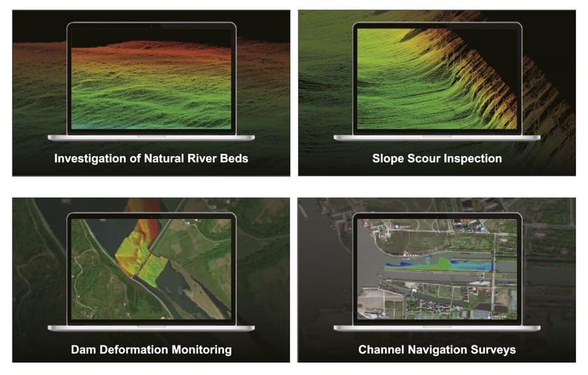 Ecoscandaglio multibeam per rilievi batimetrici HYDROBOAT 1500 ...
