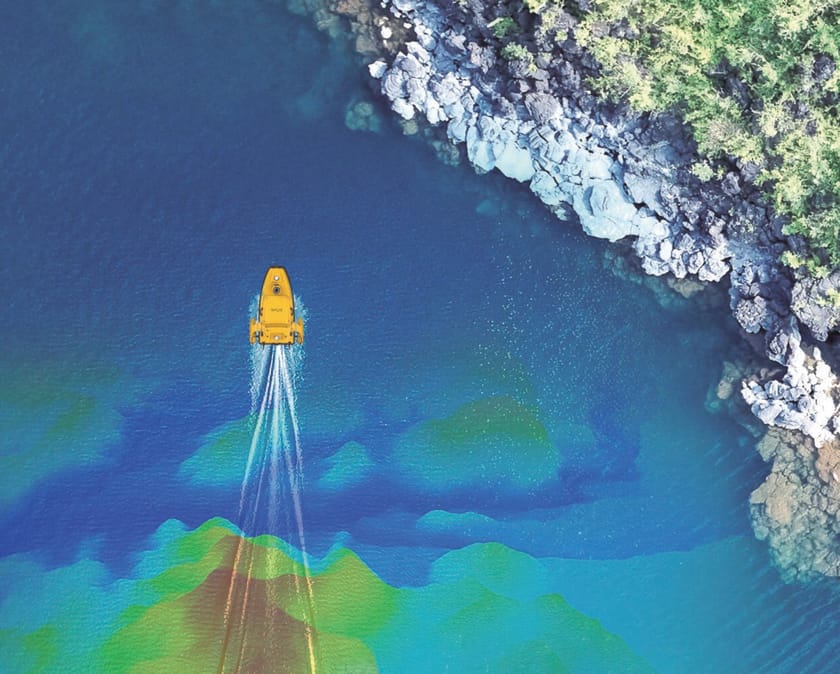 Ecoscandaglio multibeam per rilievi batimetrici HYDROBOAT 1500 ...