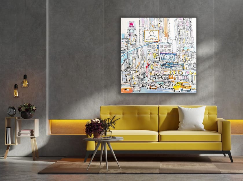 SNAPPLE TAXI Painting By NOVOCUADRO ART COMPANY