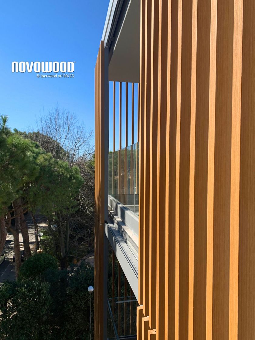 HIDDEN FRAME Sliding solar shading By NOVOWOOD