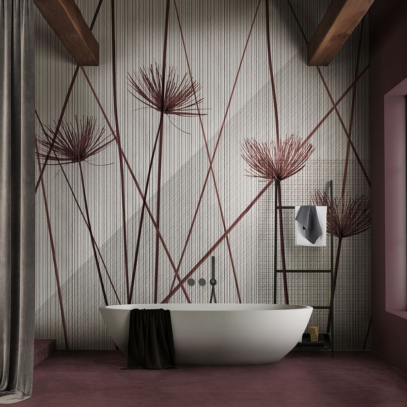 TEXTILE /PAPYRUS Motif wallpaper By N.O.W. Edizioni