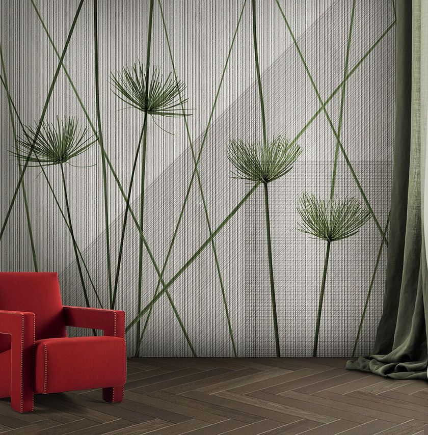 TEXTILE /PAPYRUS Motif wallpaper By N.O.W. Edizioni