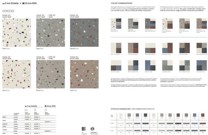 NUANCES TORTORA Indoor/outdoor porcelain stoneware wall/floor tiles By ...