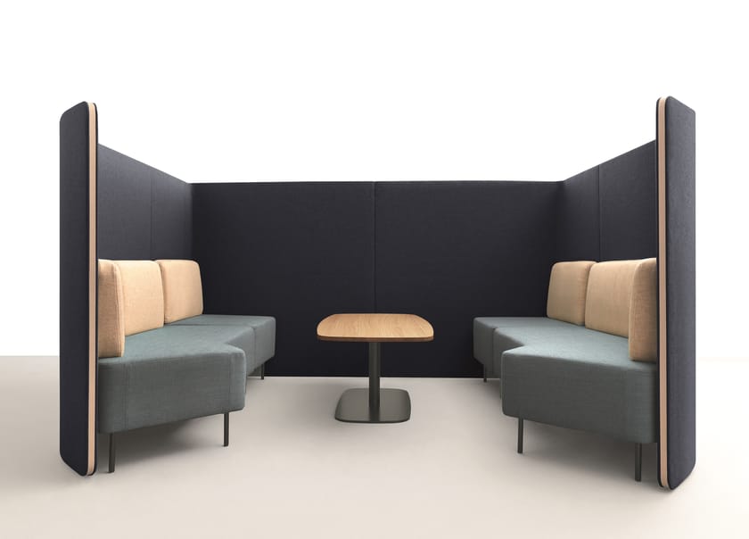 NUCLEO Acoustic fabric meeting pod By Martex