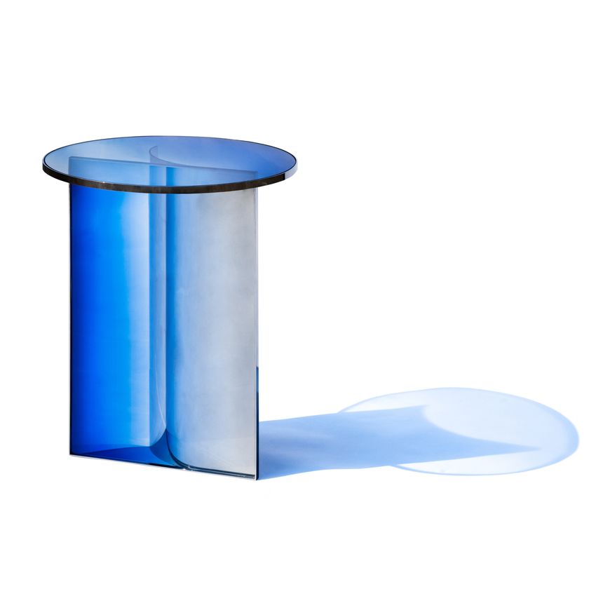 NULL Round glass coffee table By BUZAO