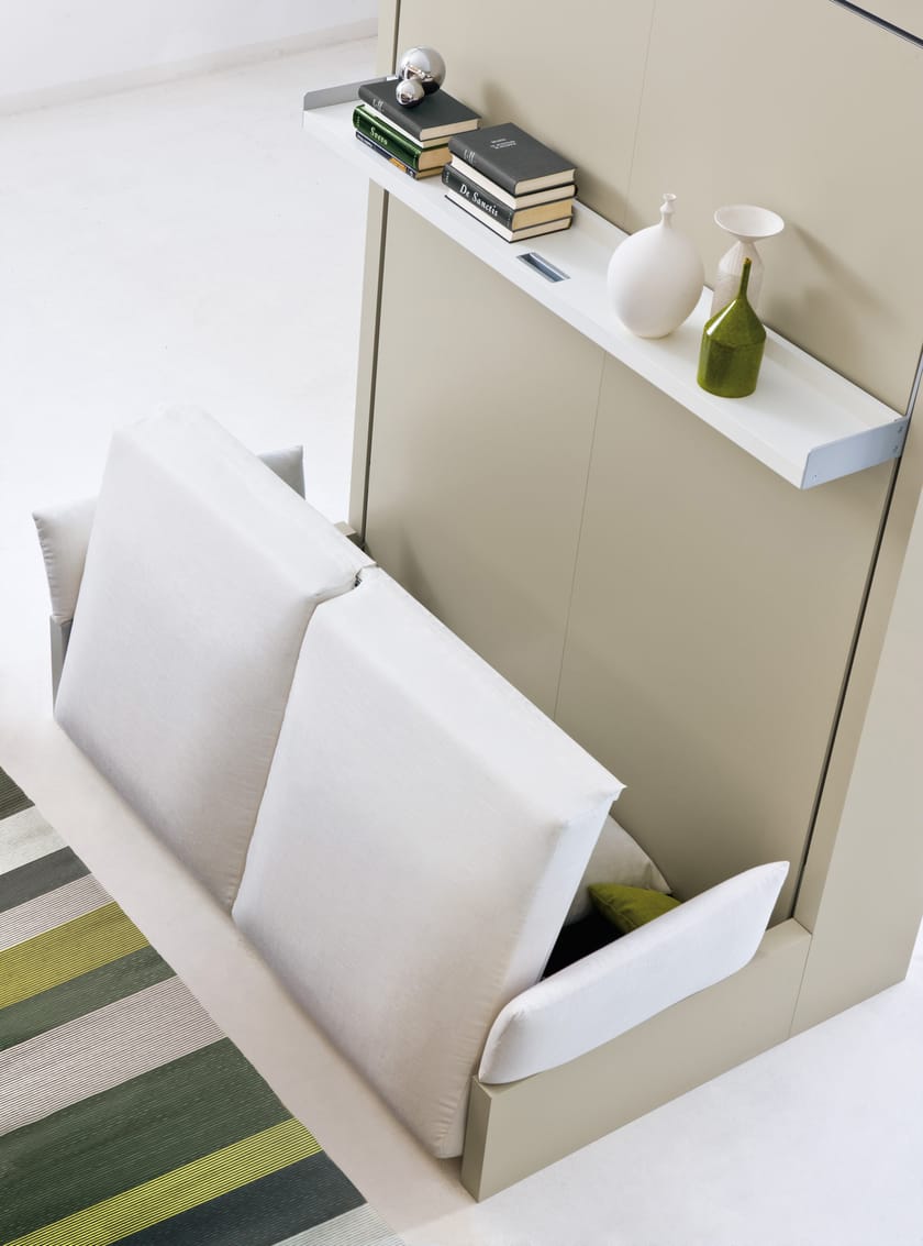 NUOVOLIOLÁ 10 Convertible fabric sofa with storage space By CLEI ...