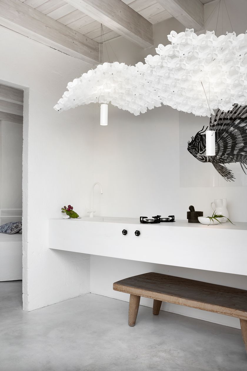 LED Opalflex® pendant lamp NUVEM By Slamp design Miguel Arruda