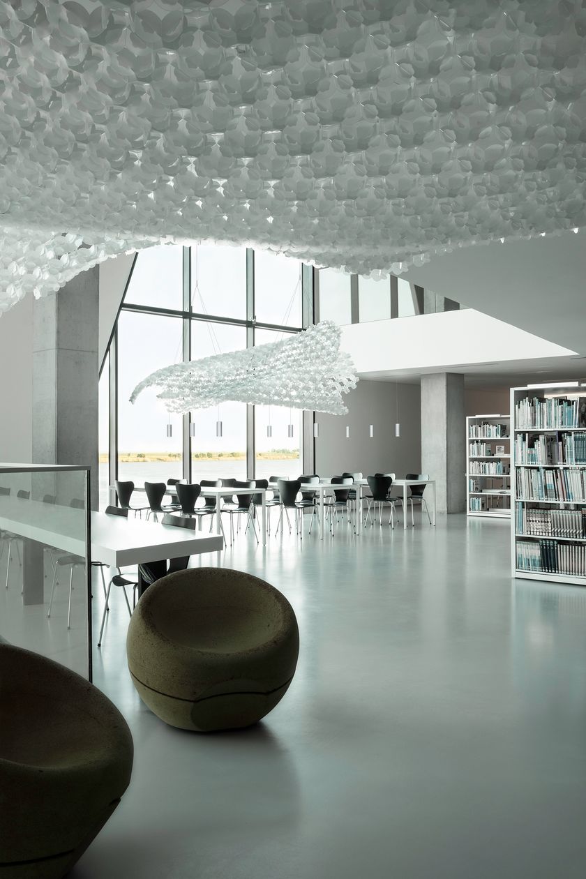 LED Opalflex® pendant lamp NUVEM By Slamp design Miguel Arruda