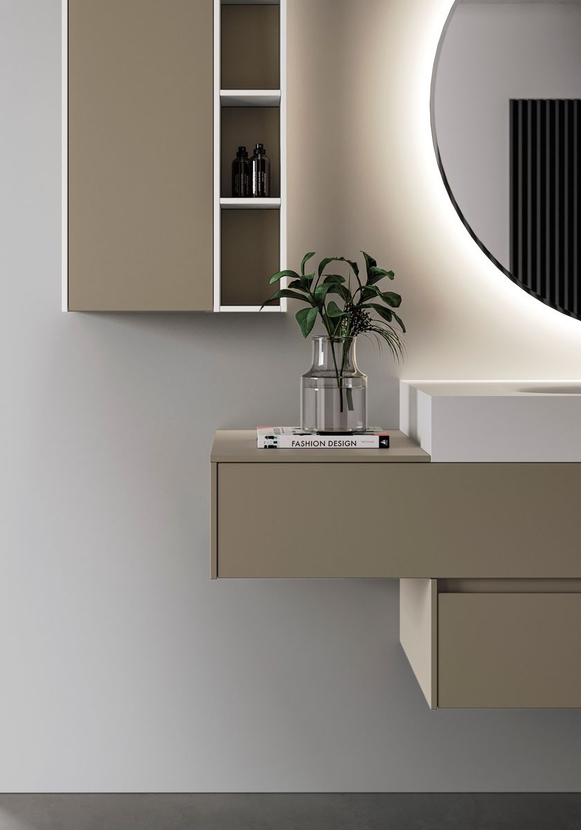 NYÙ 11 | Vanity unit Wall-mounted vanity unit By Ideagroup