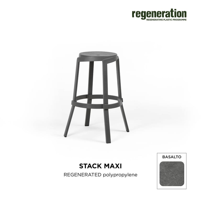 STACK MAXI Stool By Nardi | design Raffaello Galiotto