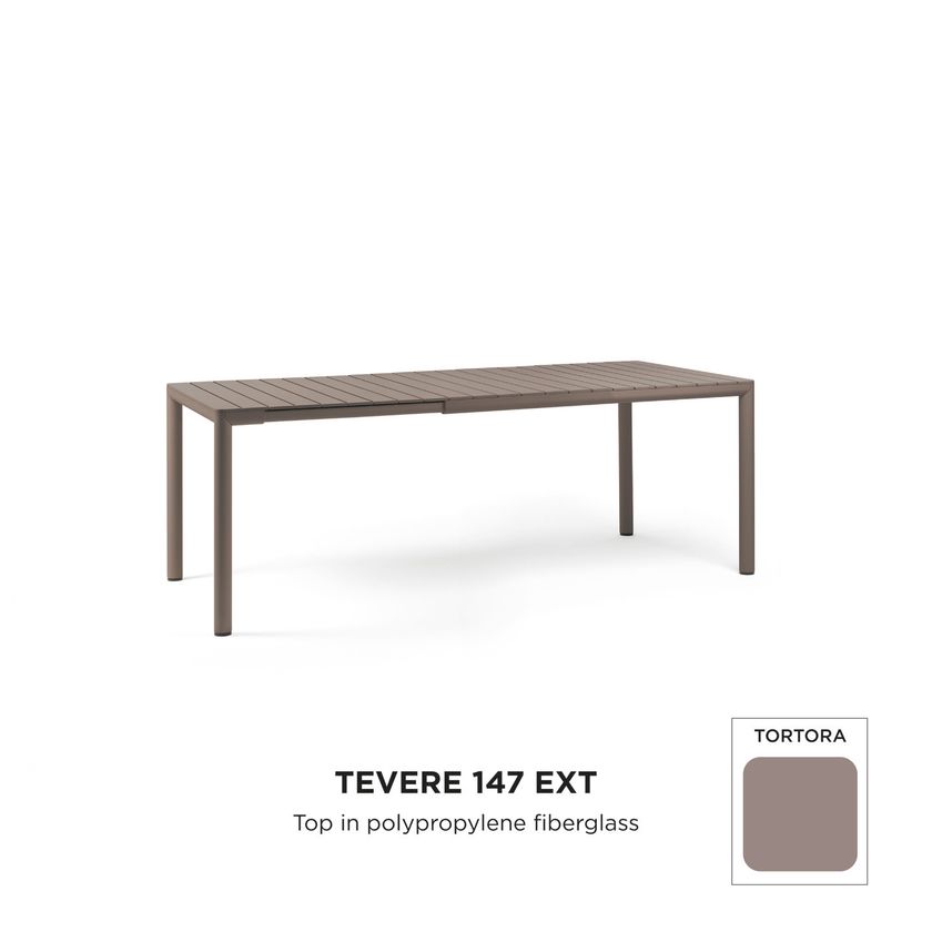 TEVERE 147 EXT. Table de jardin extensible By Nardi