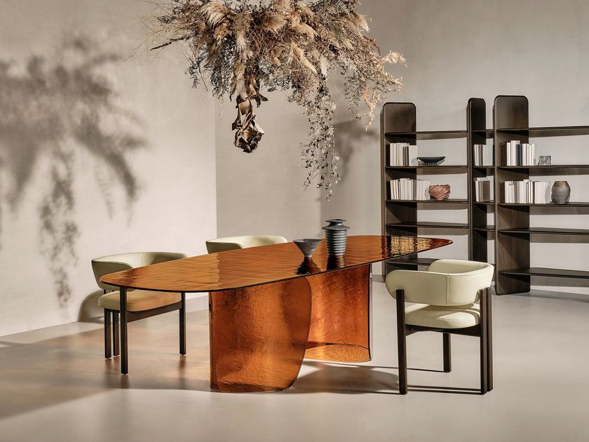BAY WOOD Upholstered chair with armrests By Nature Design | design Gino ...