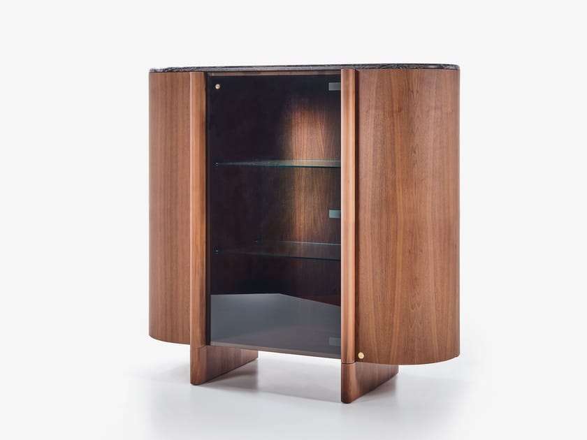 DUSK Wooden highboard with integrated lighting By Naturedesign | design ...